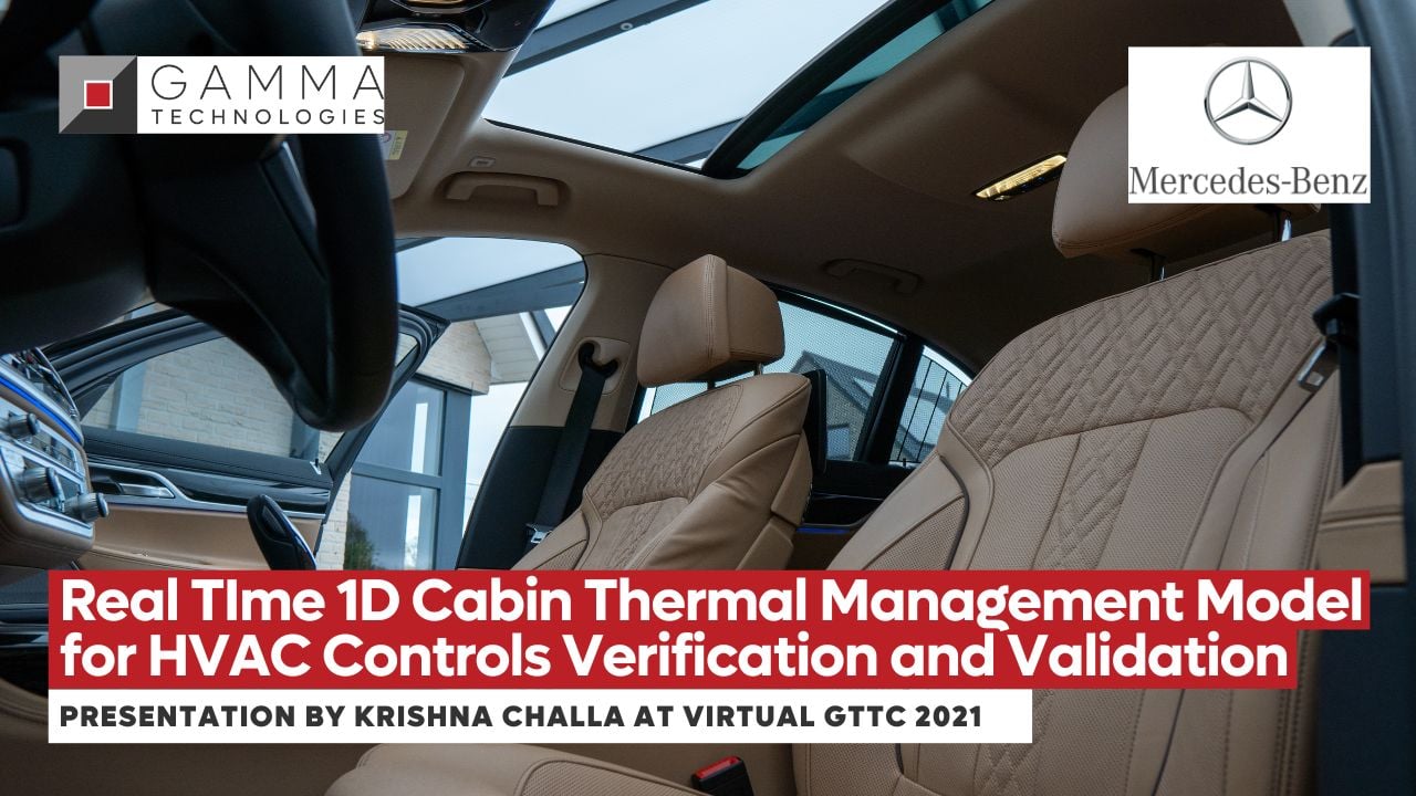 HVAC & Cabin Modeling Simulation Form - Global GT Conference 2021